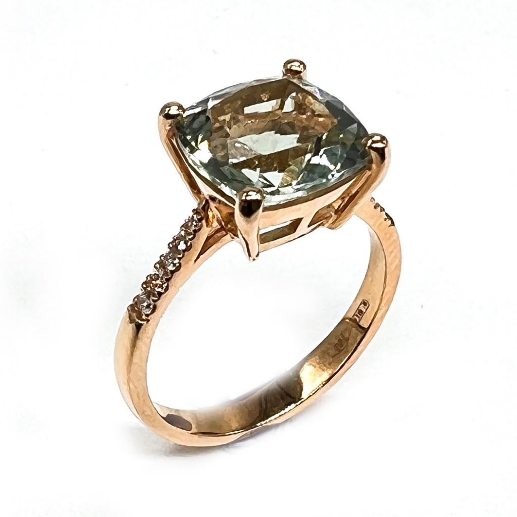 Anillo Queen Quarzo Verde